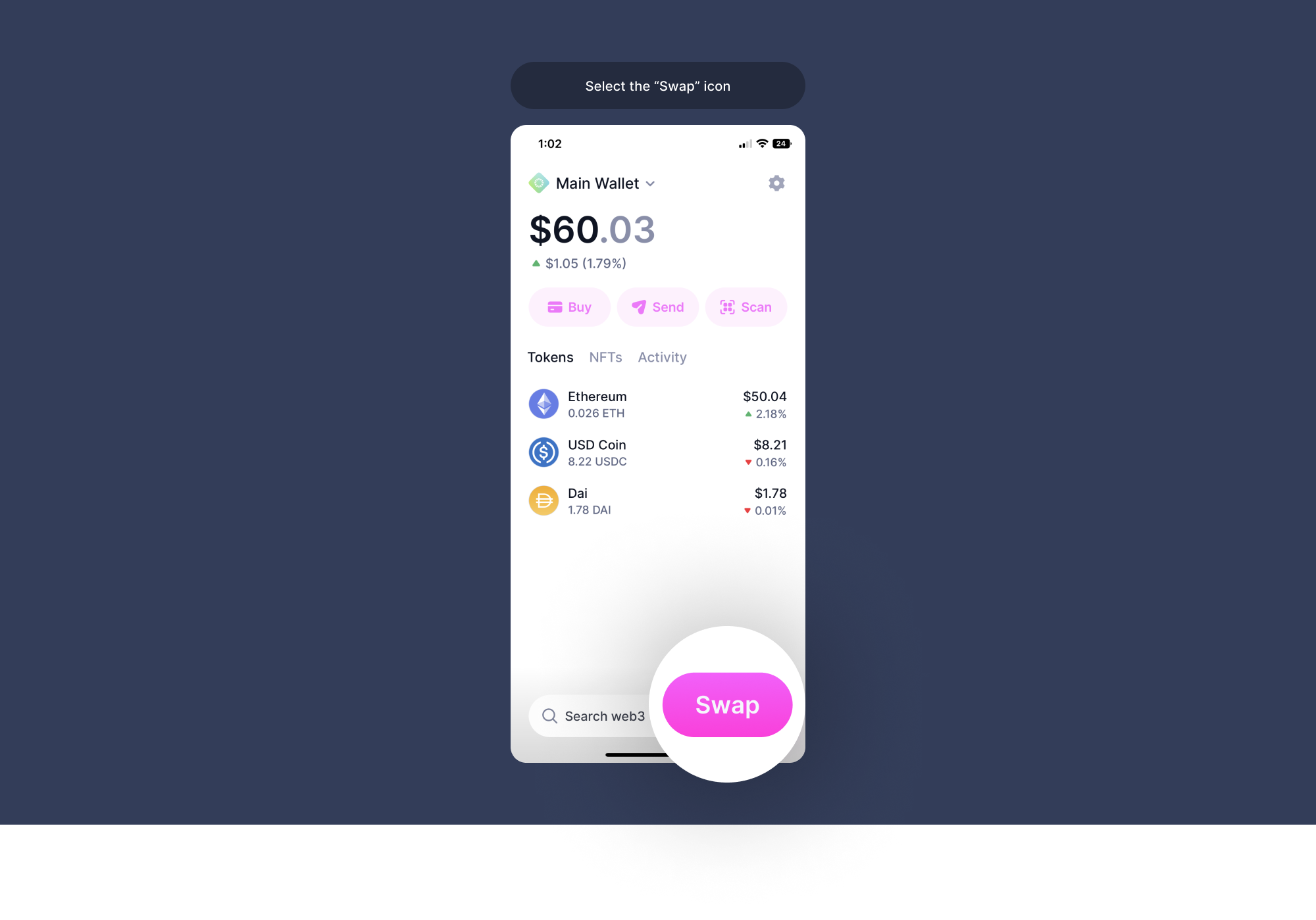 How To Swap Tokens Using The Uniswap Wallet Uniswap Labs