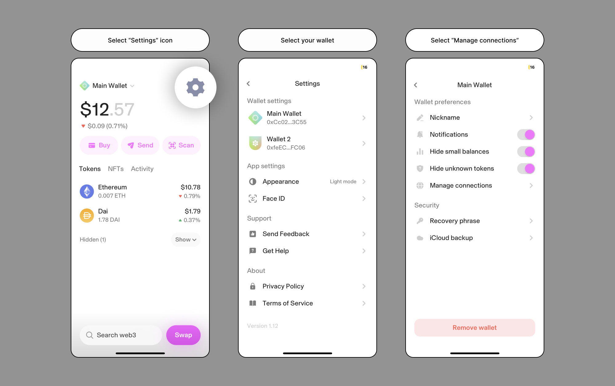 How to manage Uniswap Wallet connections – Uniswap Labs