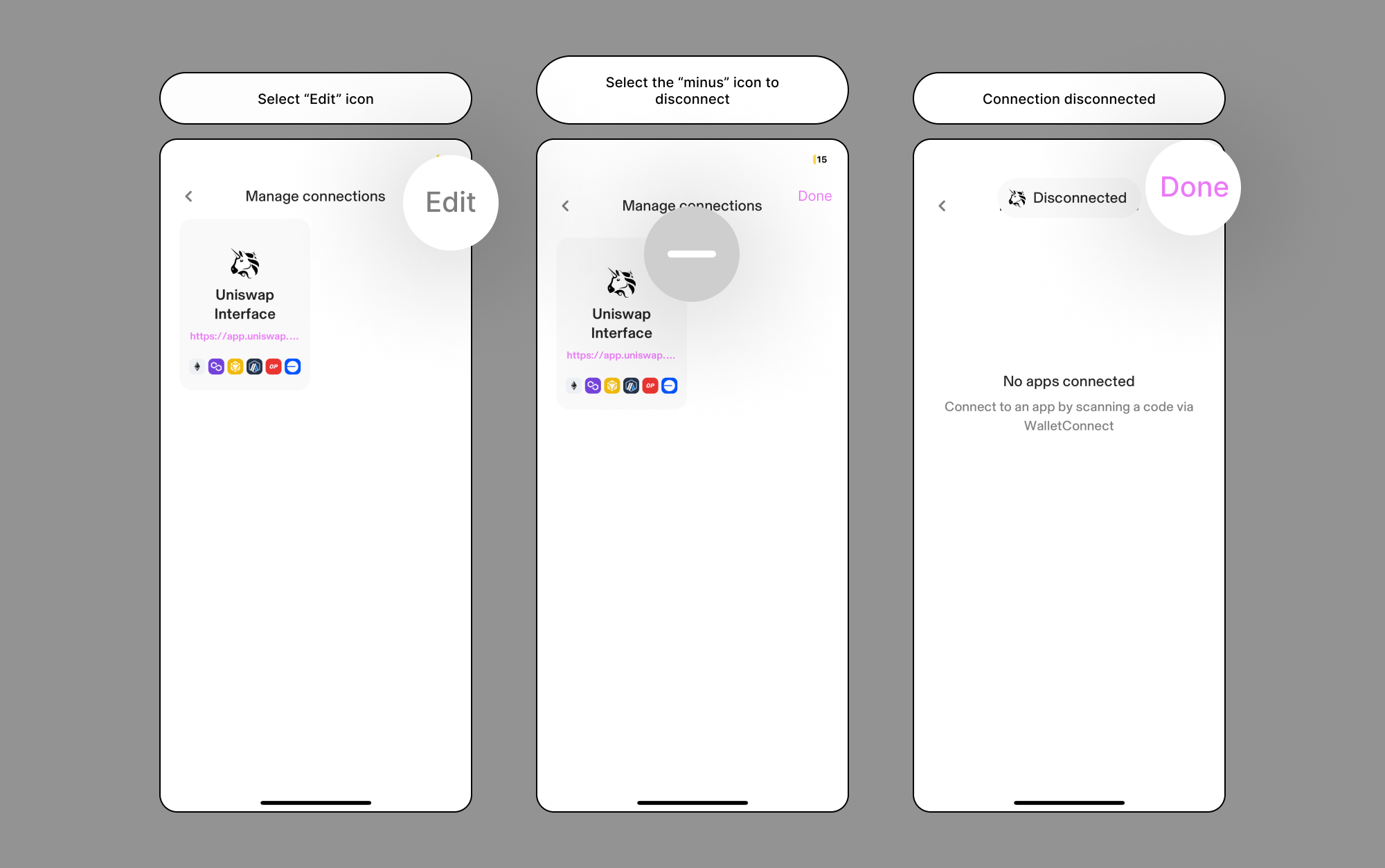 How to manage Uniswap Wallet connections – Uniswap Labs