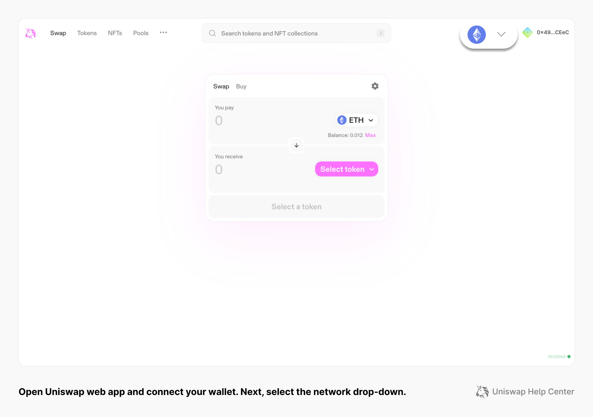 How to switch networks – Uniswap Labs