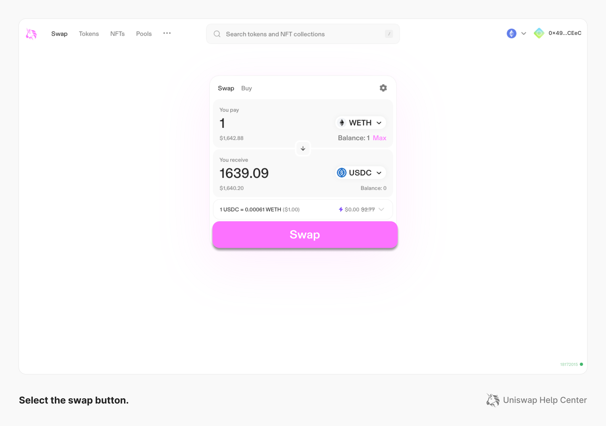 How to swap on UniswapX – Uniswap Labs