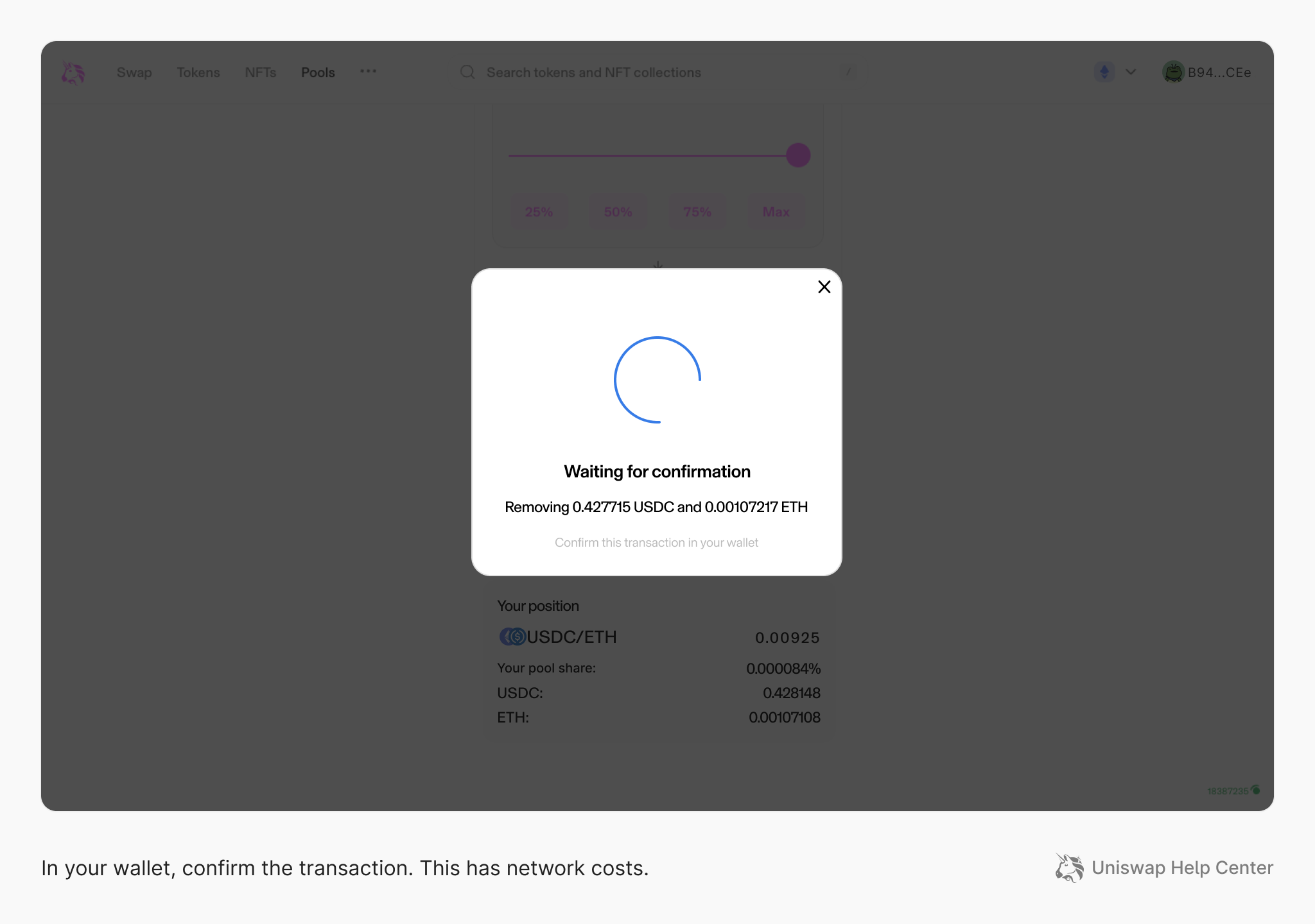 How to remove liquidity from Uniswap v2 – Uniswap Labs