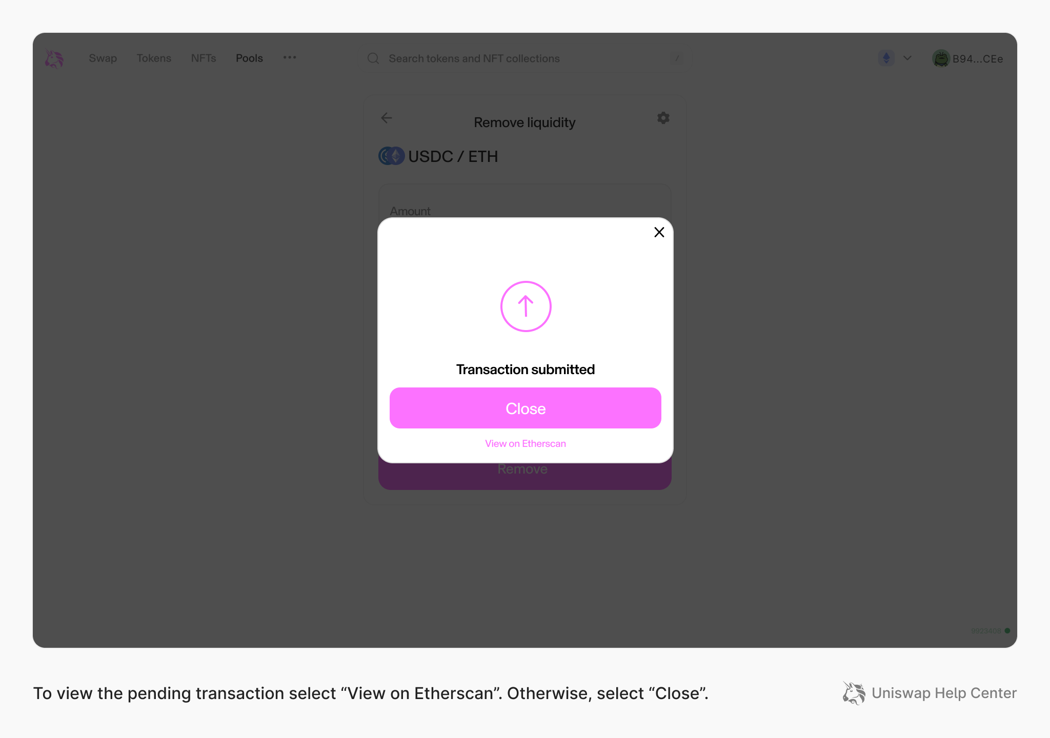 How to remove liquidity from Uniswap v3 – Uniswap Labs