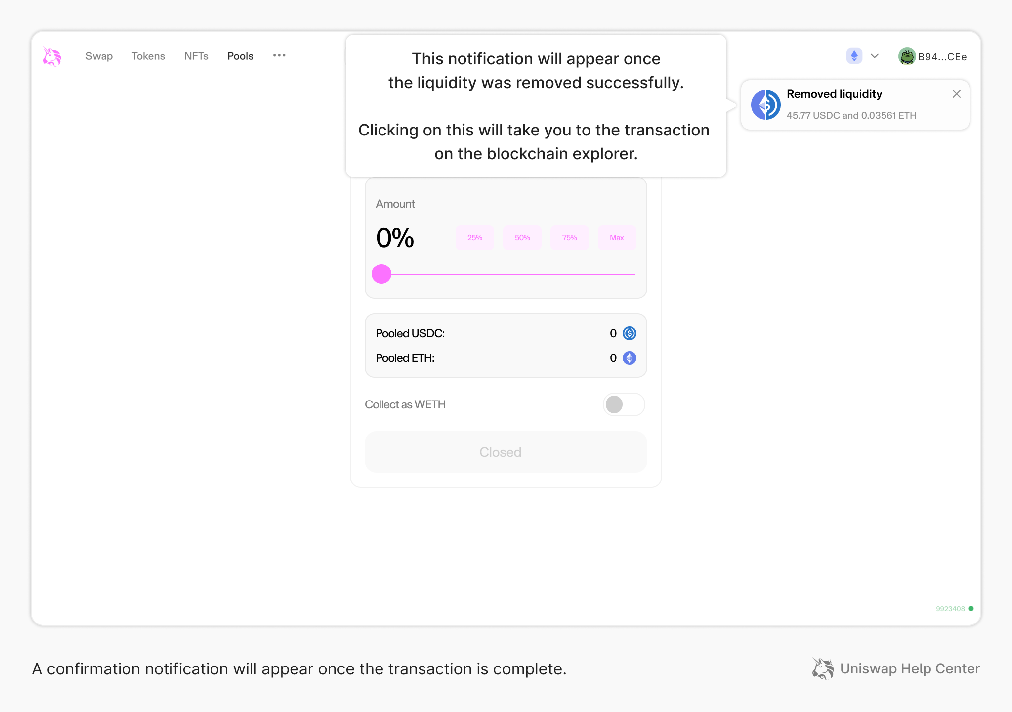 How to remove liquidity from Uniswap v3 – Uniswap Labs