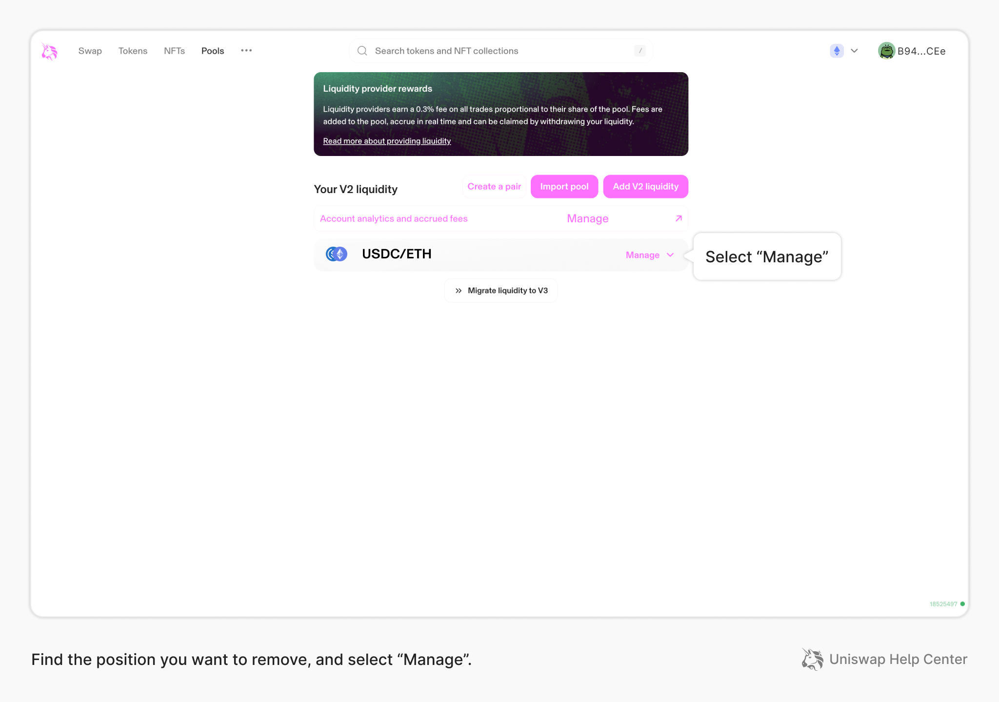 How to remove liquidity from Uniswap v2 – Uniswap Labs