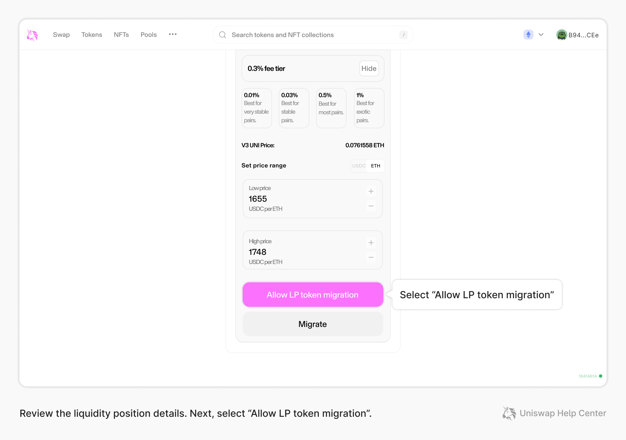 How to migrate liquidity from Uniswap v2 to v3 – Uniswap Labs