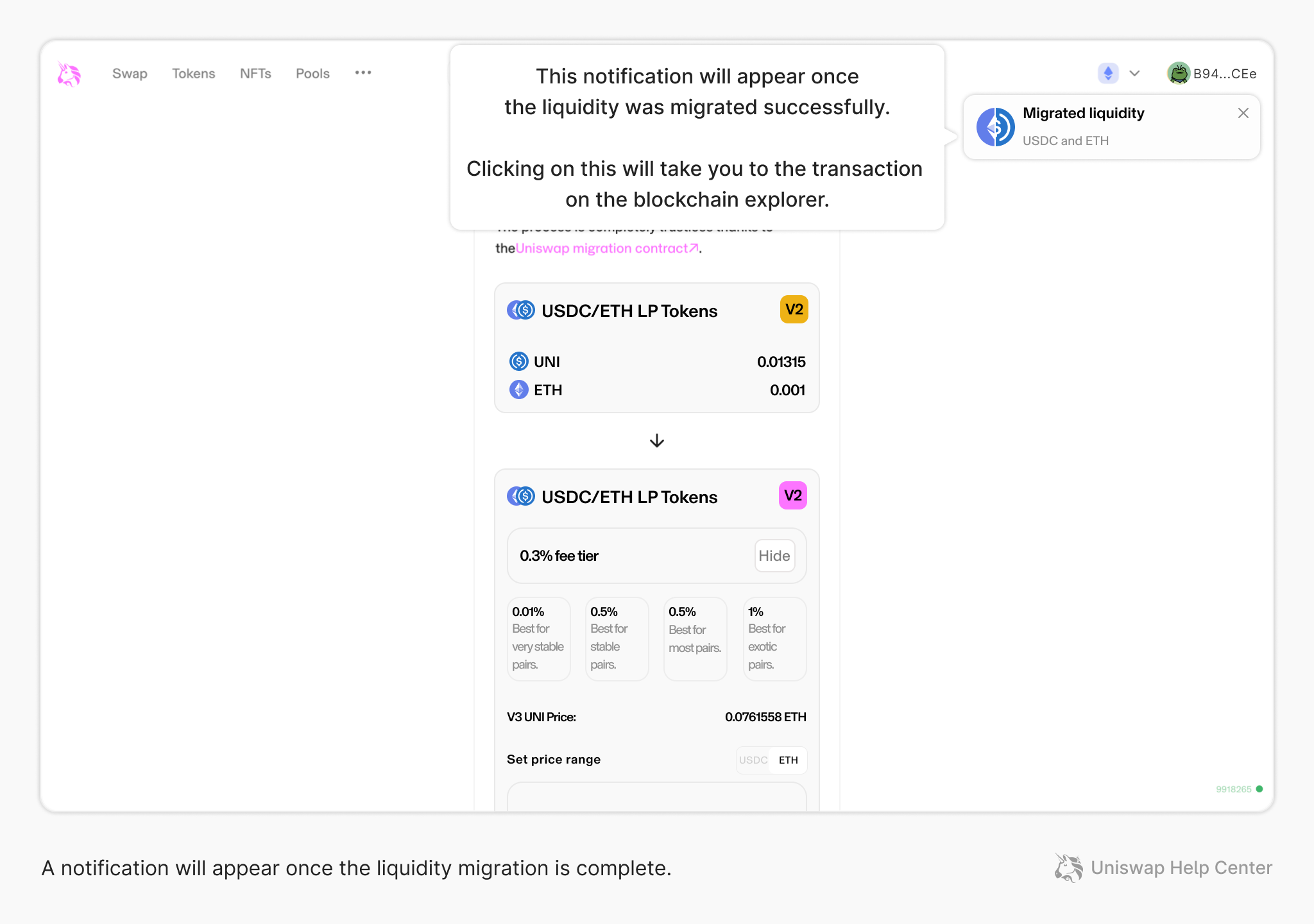 How to migrate liquidity from Uniswap v2 to v3 – Uniswap Labs