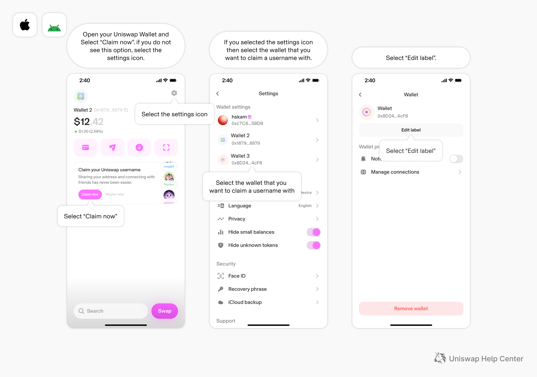 How to claim a uni.eth username – Uniswap Labs