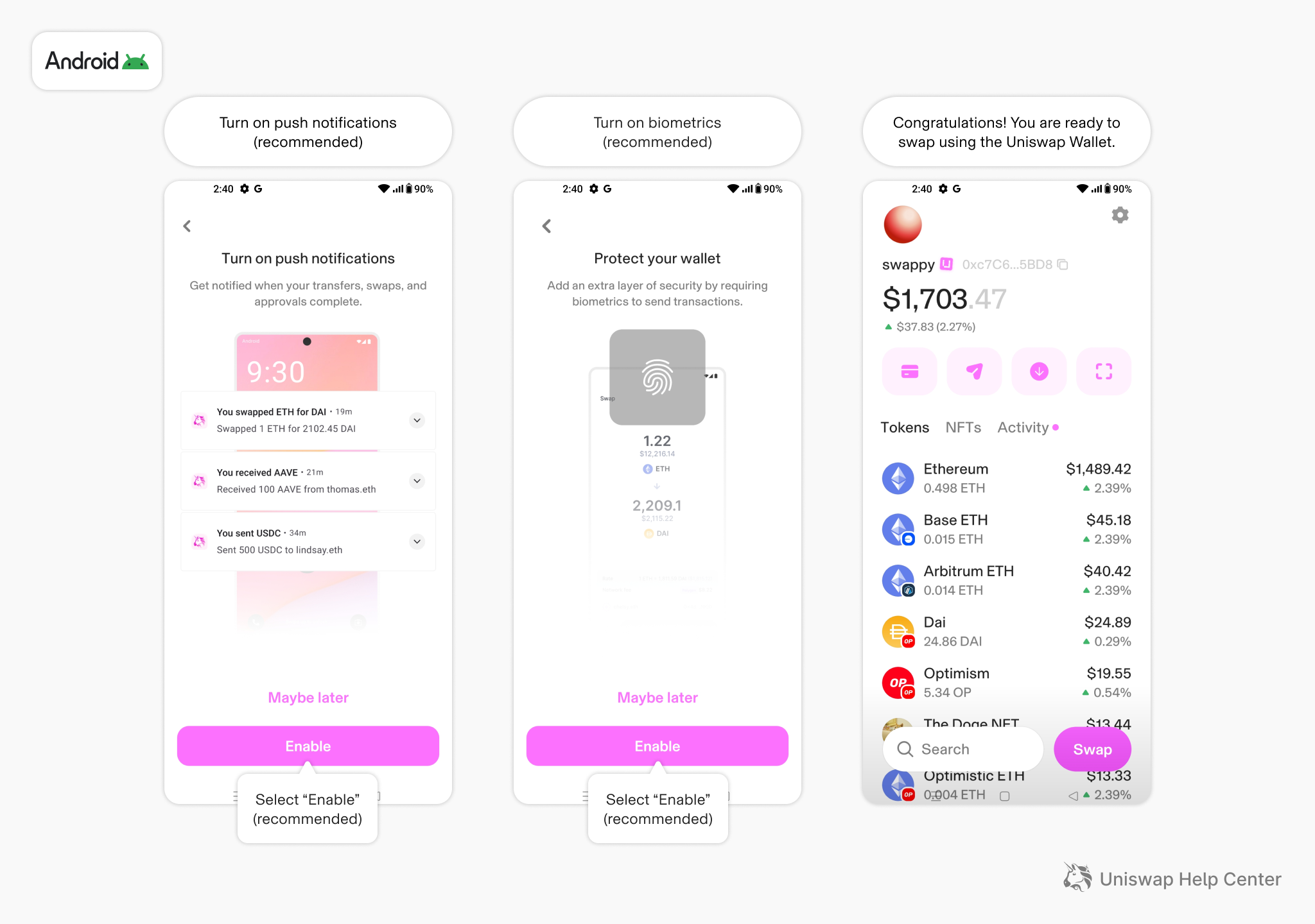 I’m a Trust Wallet user, how do I import my recovery phrase to Uniswap ... I’m a Trust Wallet user, how do I import my recovery phrase to Uniswap ...