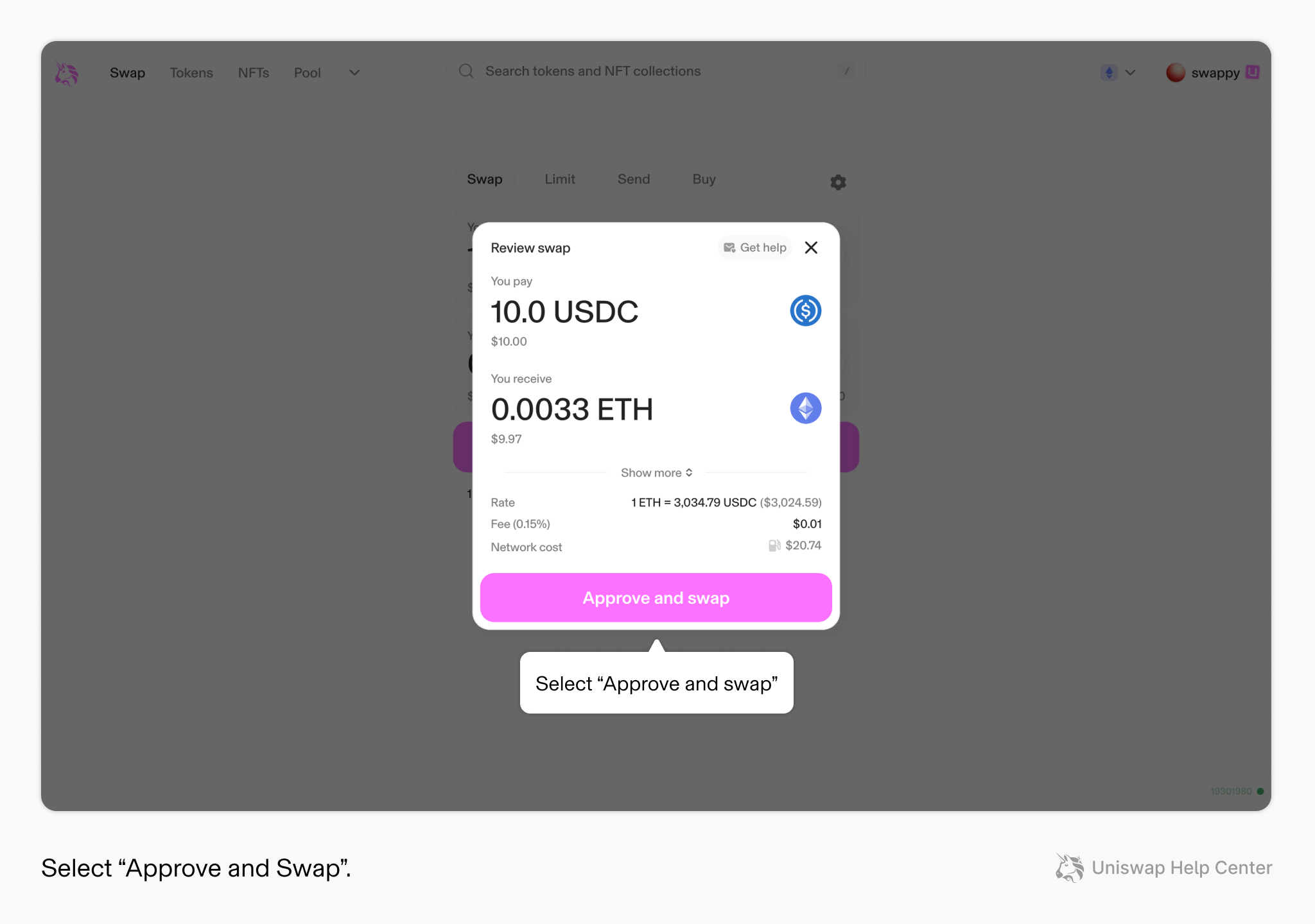 How to swap tokens with the Uniswap Web app – Uniswap Labs