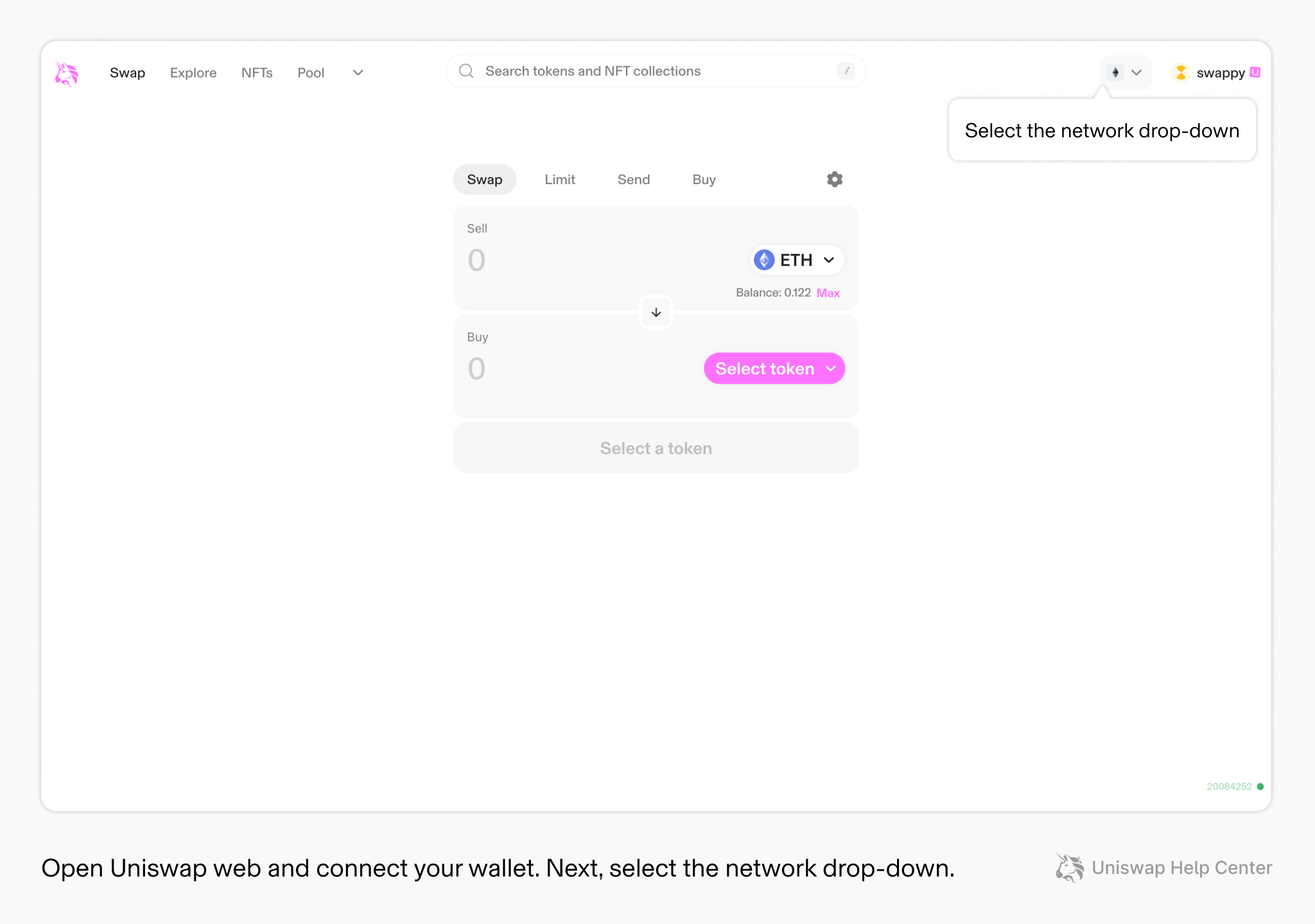 How to switch networks – Uniswap Labs